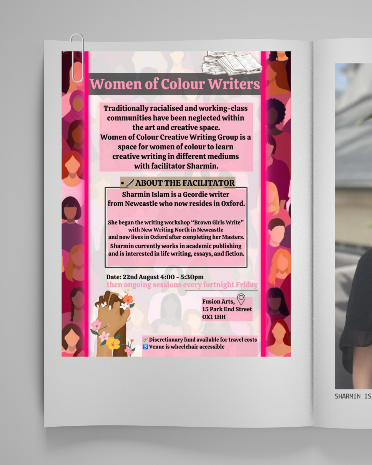 Women of Colour Creative Writing Sessions | Fusion Arts