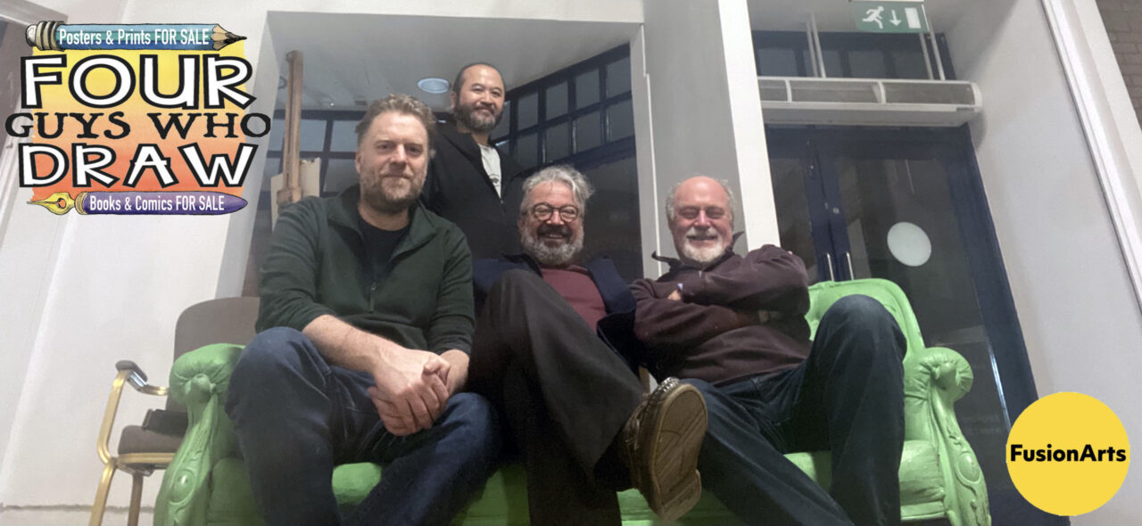 Four Guys who Draw and Friends: Pop-up art & book sale | Fusion Arts